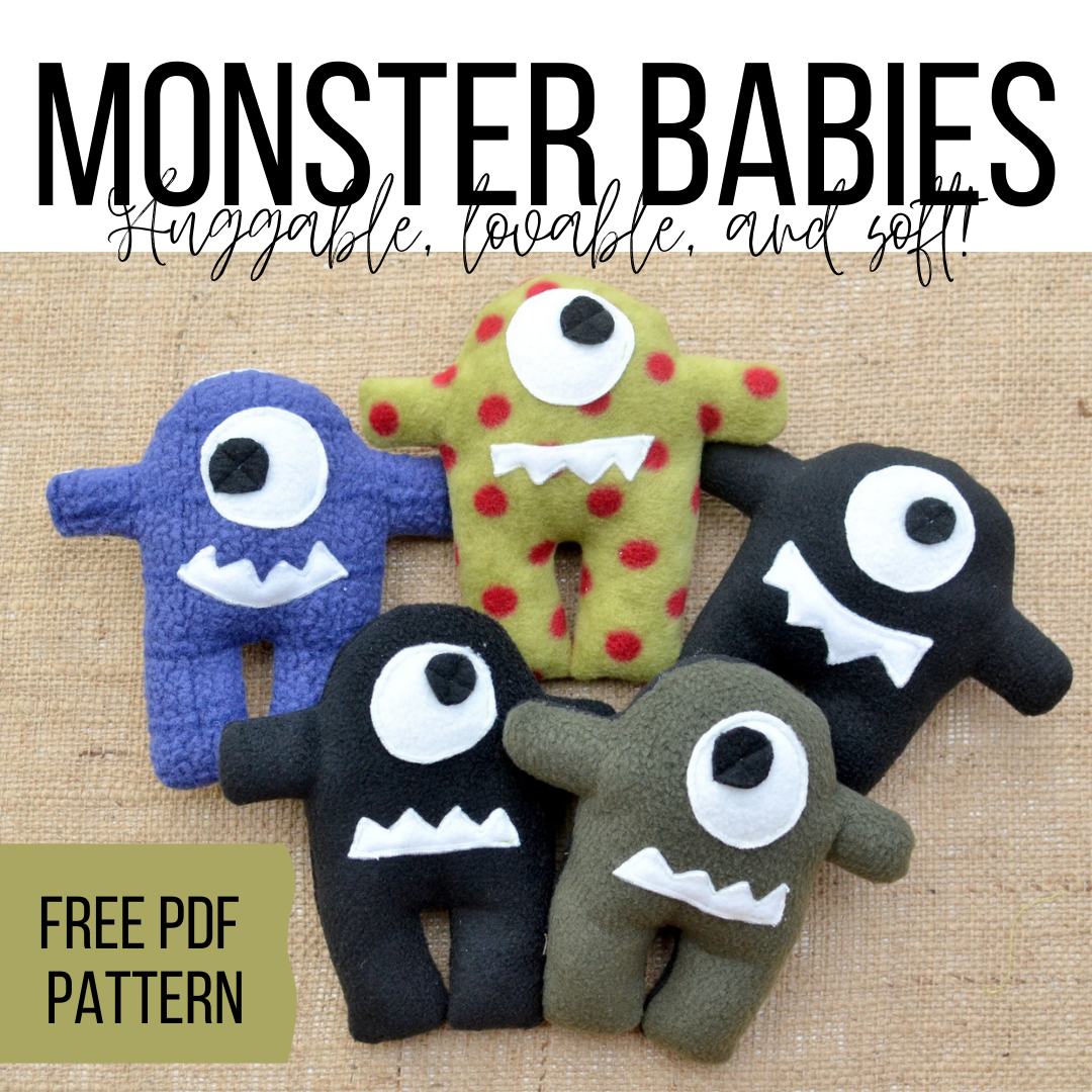 Make an Adorable Monster Stuffie - Blue Susan Makes