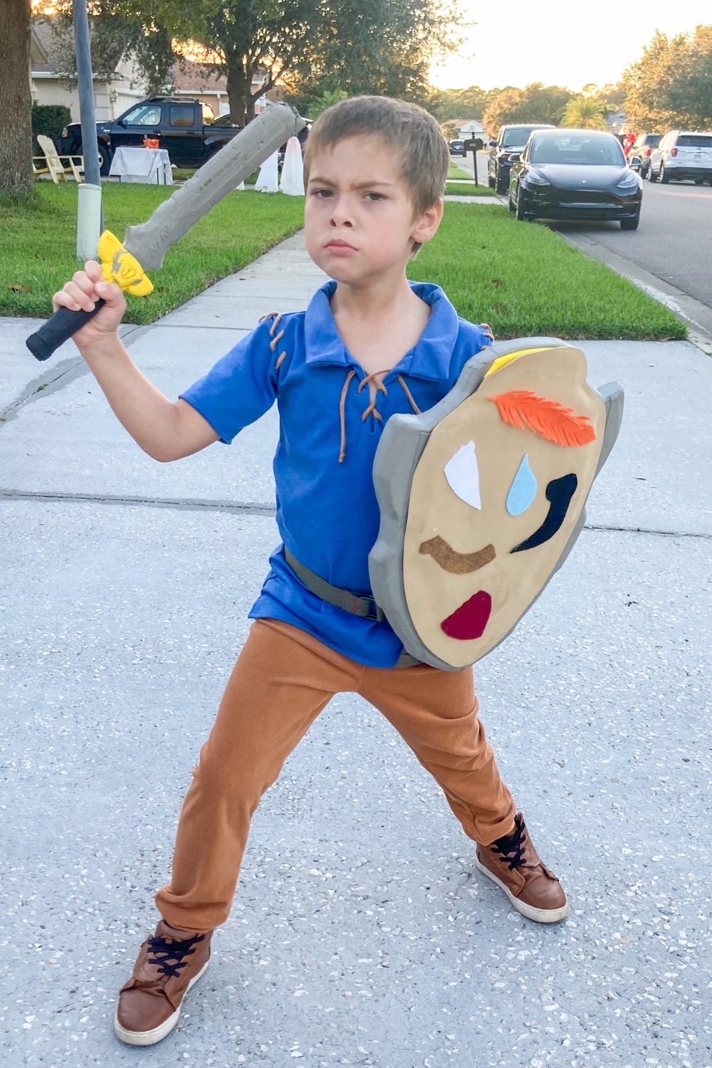 Tom - the Hero from Beast Quest Costume - Blue Susan Makes