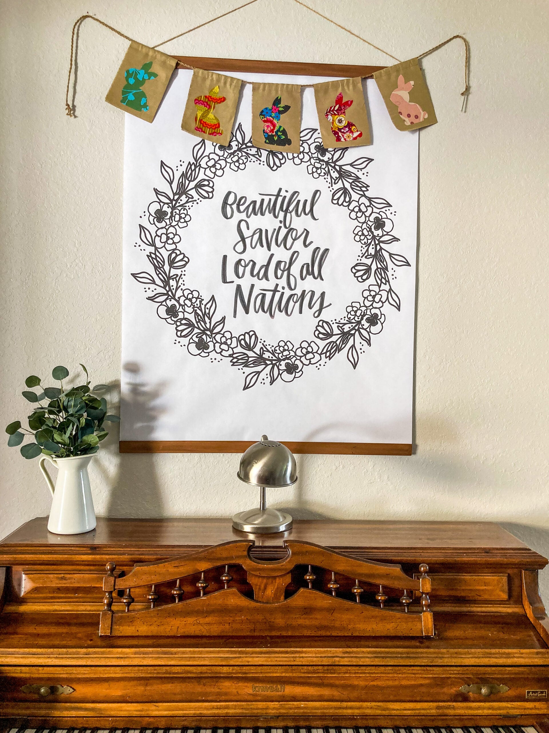 Easy Spring Bunny Bunting - Blue Susan Makes