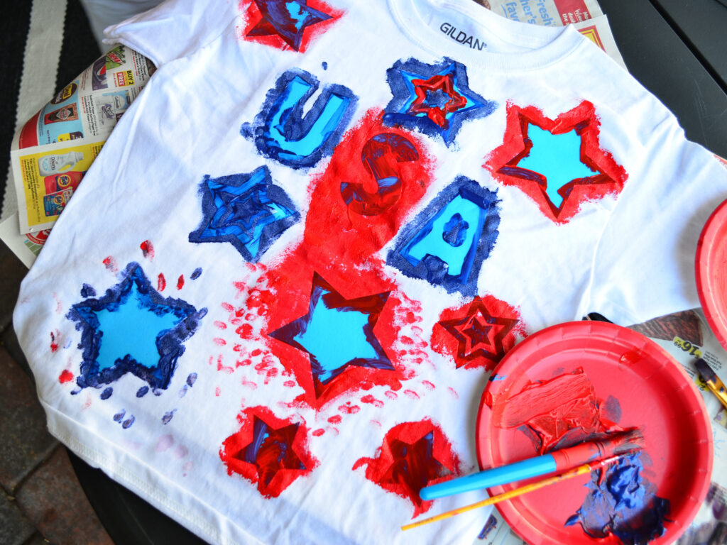DIY 4th of July T-Shirt - Blue Susan Makes