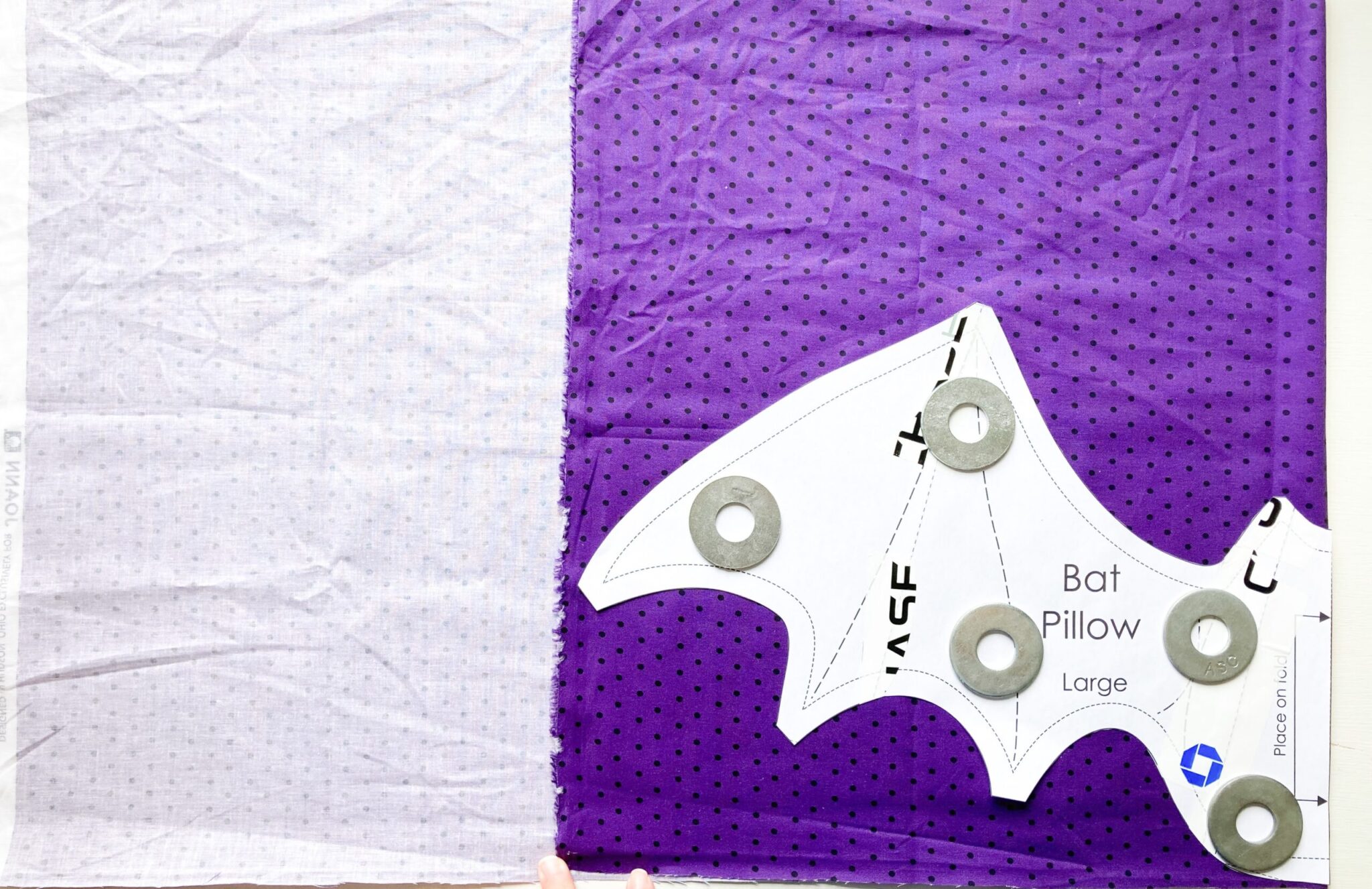 Sew a Halloween Bat Pillow - Free Pattern - Blue Susan Makes