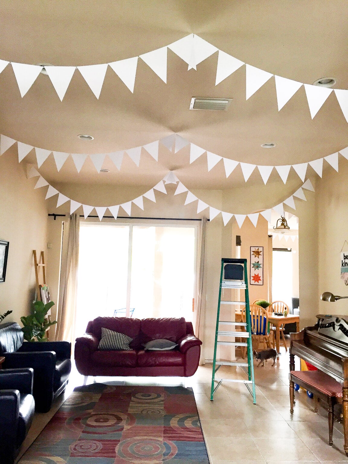 Easy Paper Pennant Banner Tutorial - Blue Susan Makes