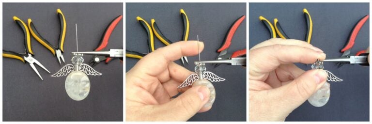 How to make an Easy Beaded Angel Ornament with Video Tutorial - Blue ...