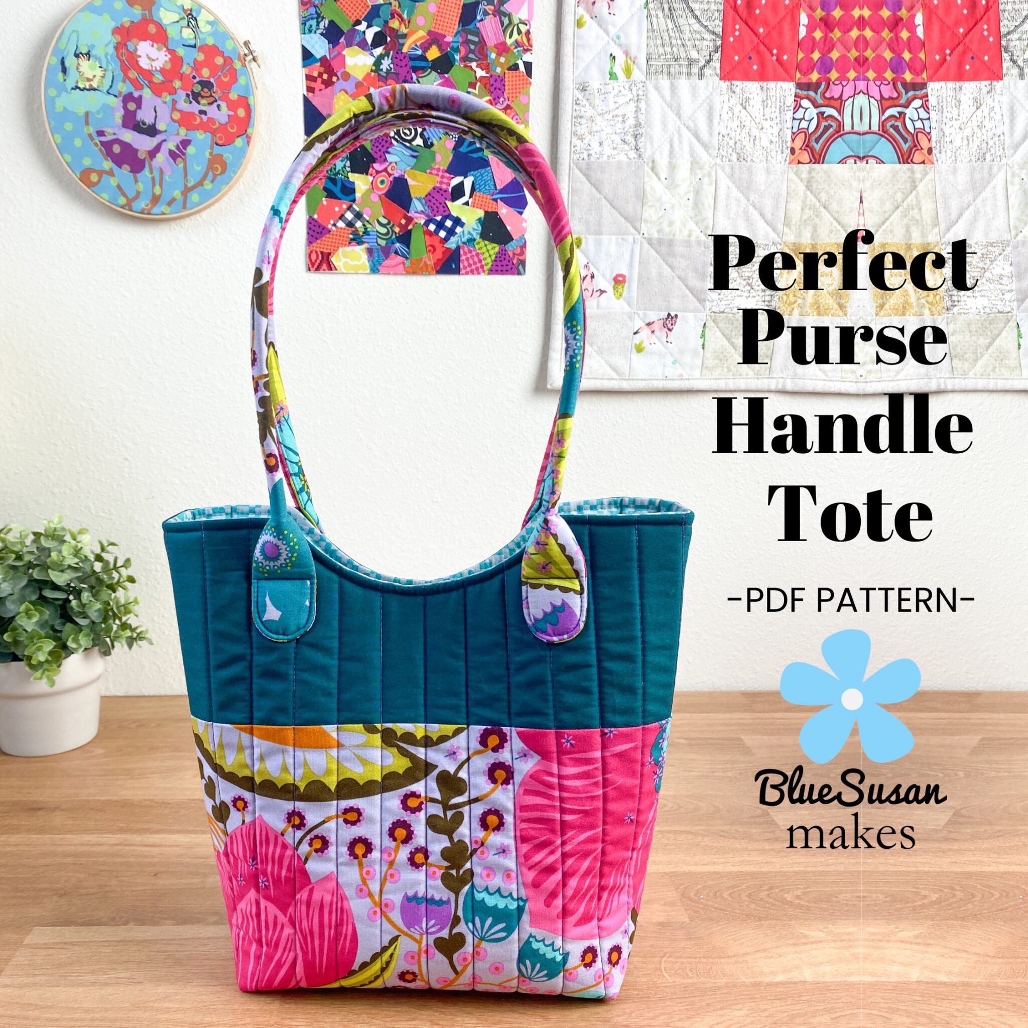 Perfect Fabric Purse Handle Tutorial - Blue Susan Makes