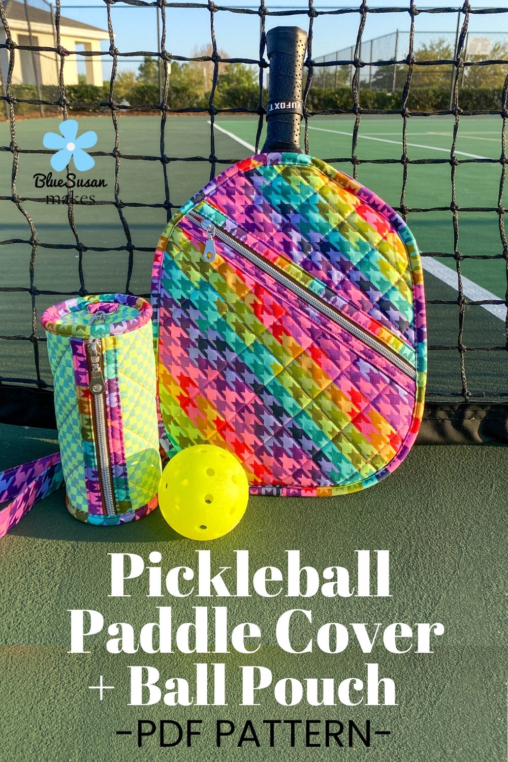 Pickleball Paddle Cover Pattern - Blue Susan Makes