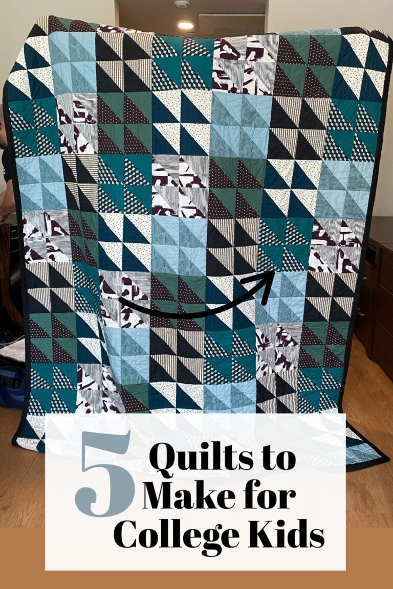5 Quilts to Make for College Kids - Blue Susan Makes