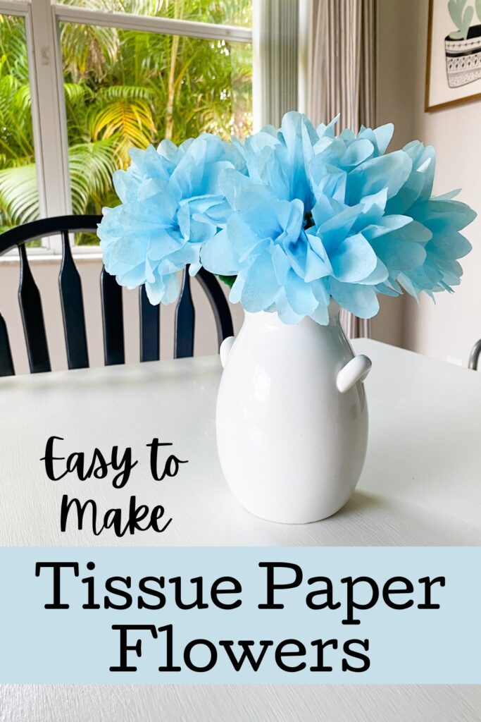 Tissue Paper Flower Tutorial - Blue Susan Makes