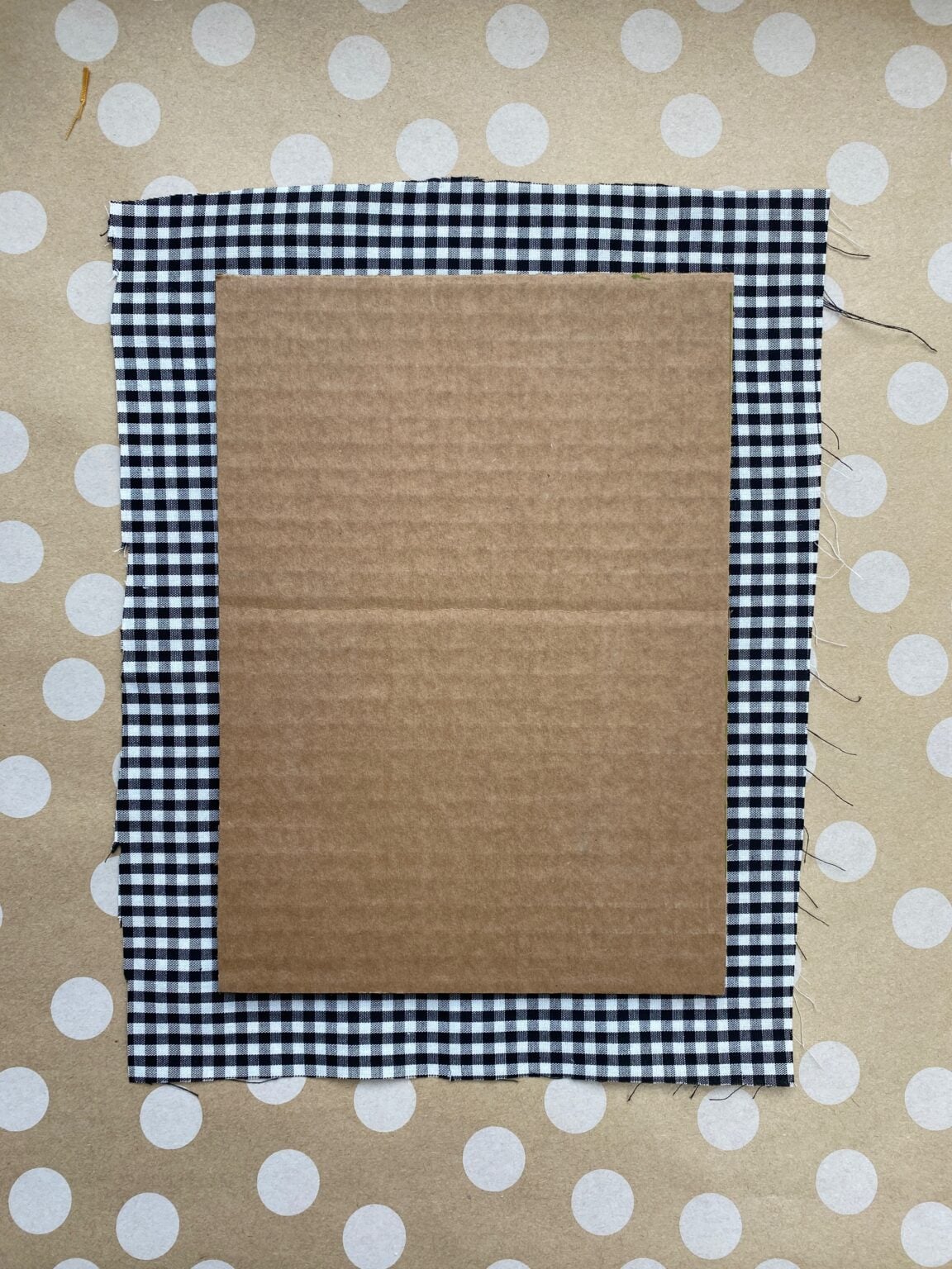 Easy Fabric Covered Frame - Blue Susan Makes