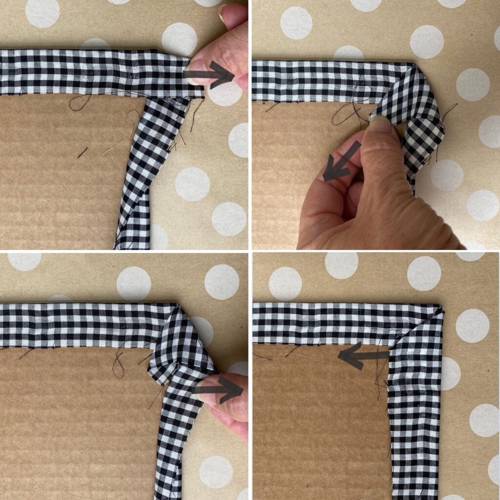 Easy Fabric Covered Frame - Blue Susan Makes