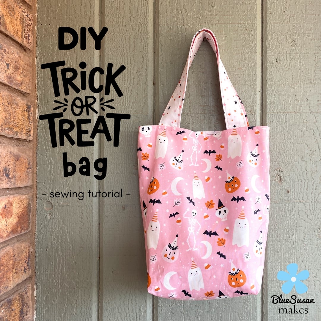 Easy Trick or Treat Bag Tutorial - Blue Susan Makes